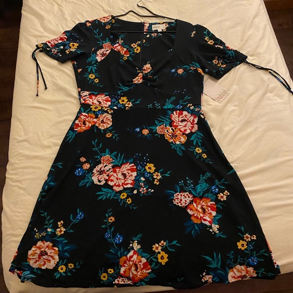 BeBop | Dresses | Bebop Black Floral Dress Xl | Poshmark